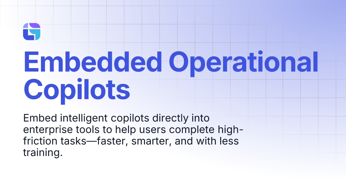 Embedded Operational Copilots | GLIK
