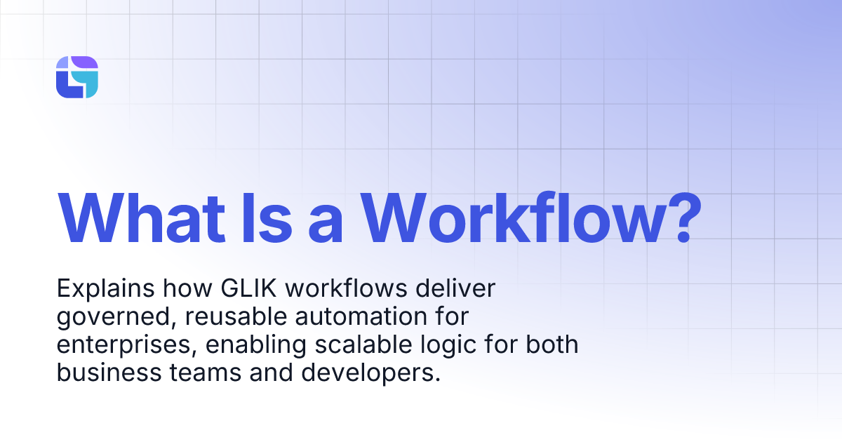 What Is a Workflow? | GLIK