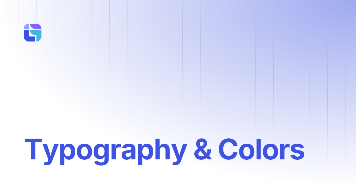 Typography & Colors | GLIK