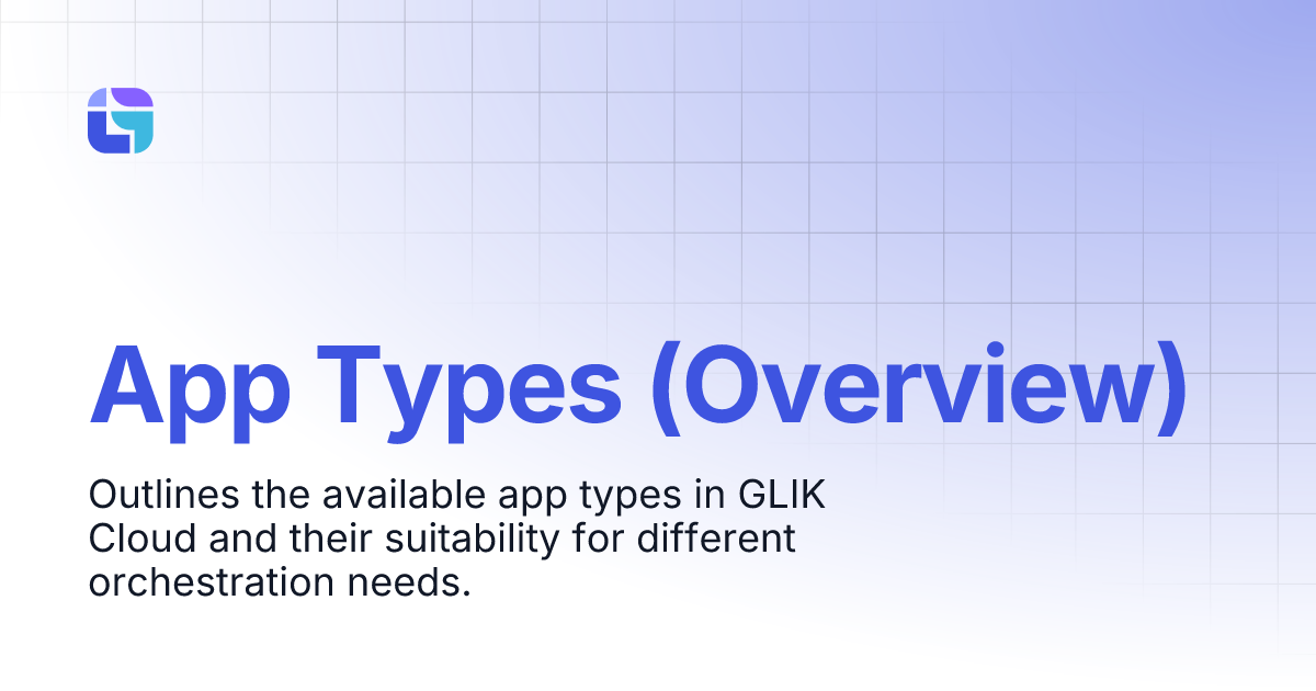 App Types (Overview) | GLIK