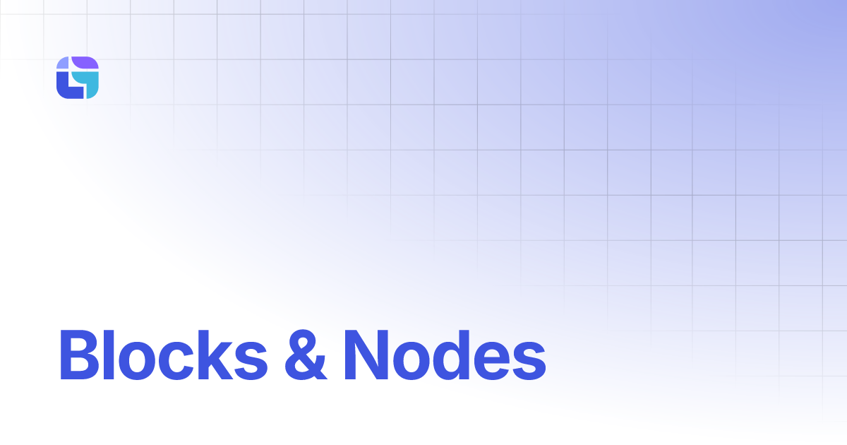 Blocks & Nodes | GLIK