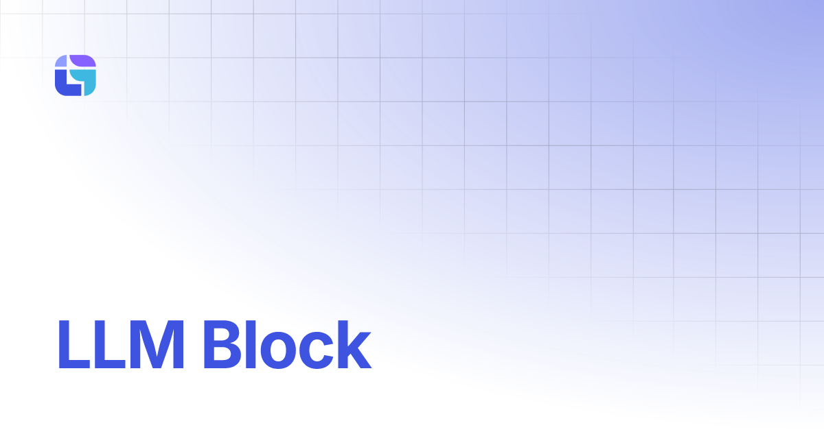 LLM Block | GLIK