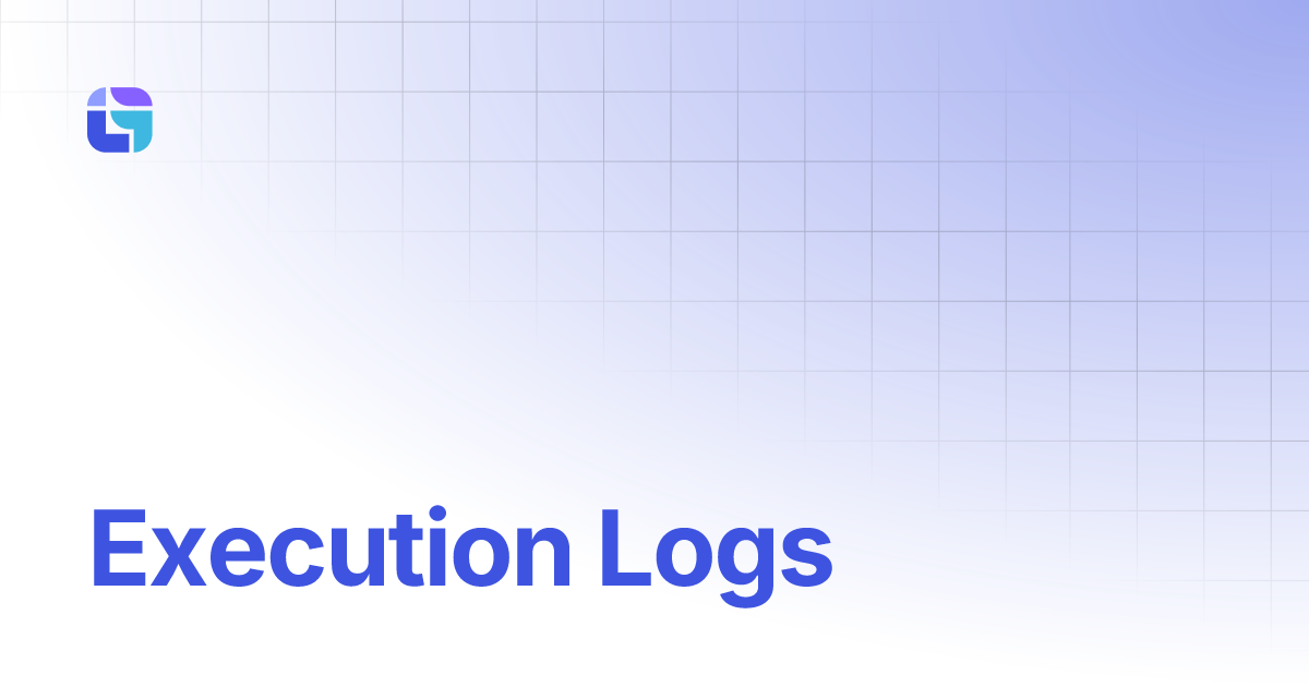 Execution Logs | GLIK